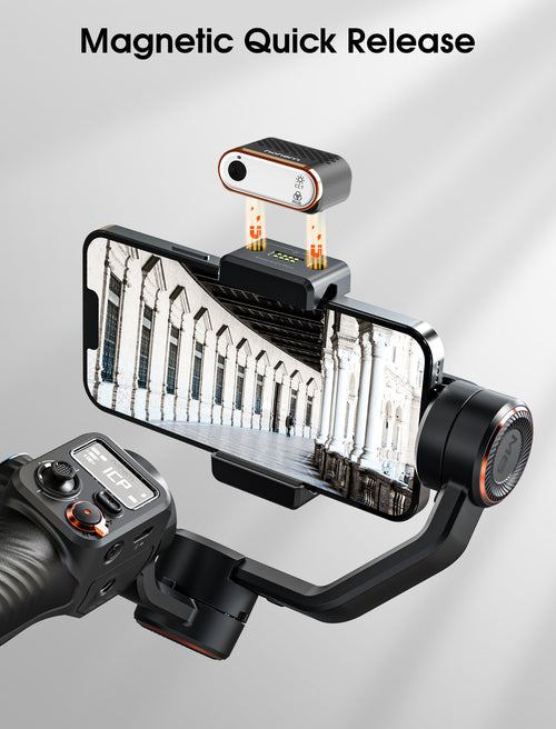 Hohem M6 AI Gimbal – Smart AI Tracking Camera Stabilizer