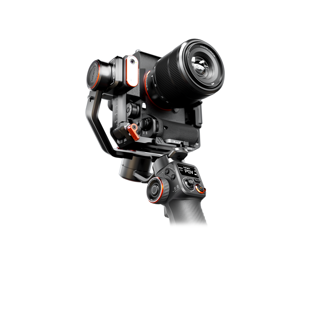 Smartphone & Action Camera Gimbal with AI Stabilization