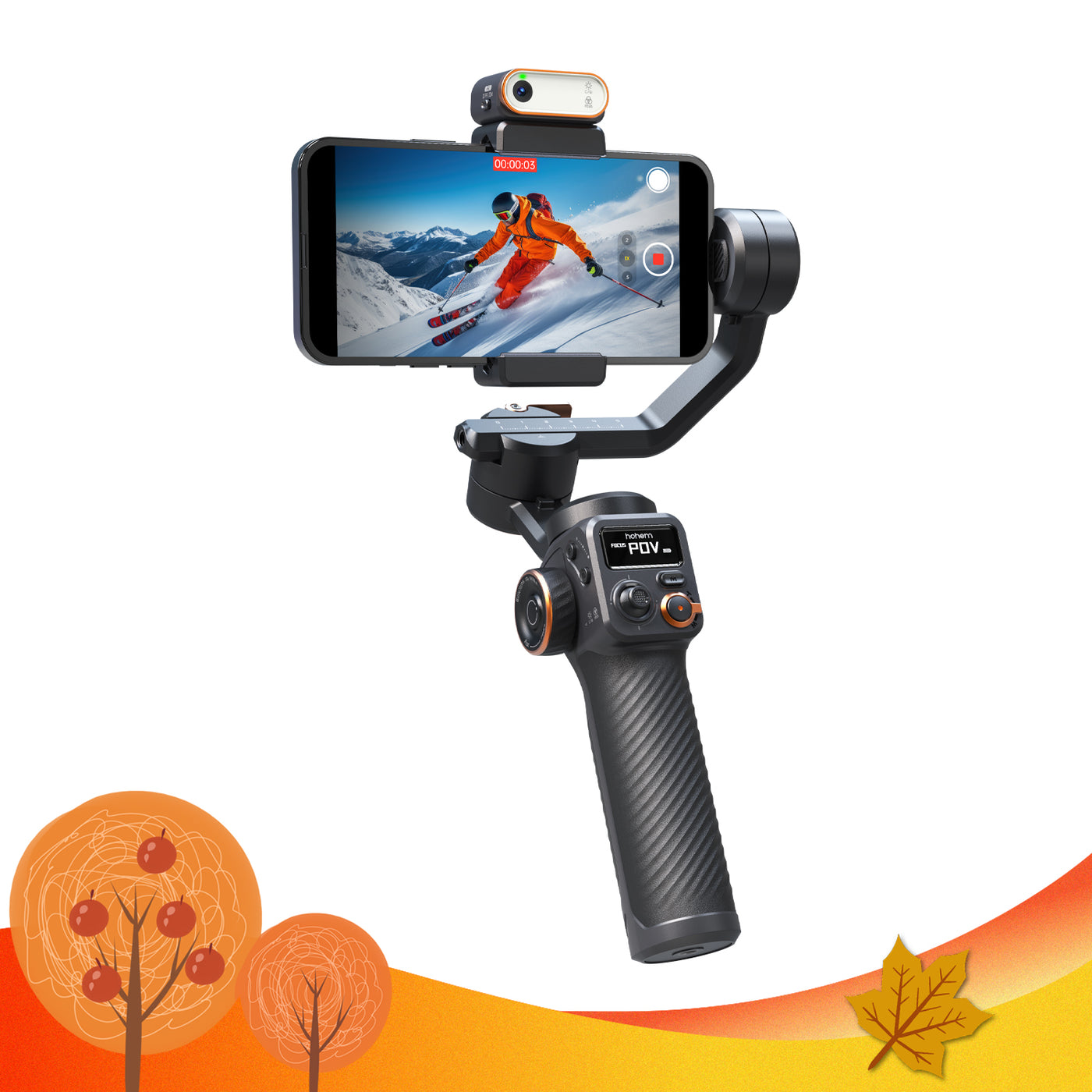 Hohem iSteady M6 – AI Tracking Gimbal for Android & iPhone