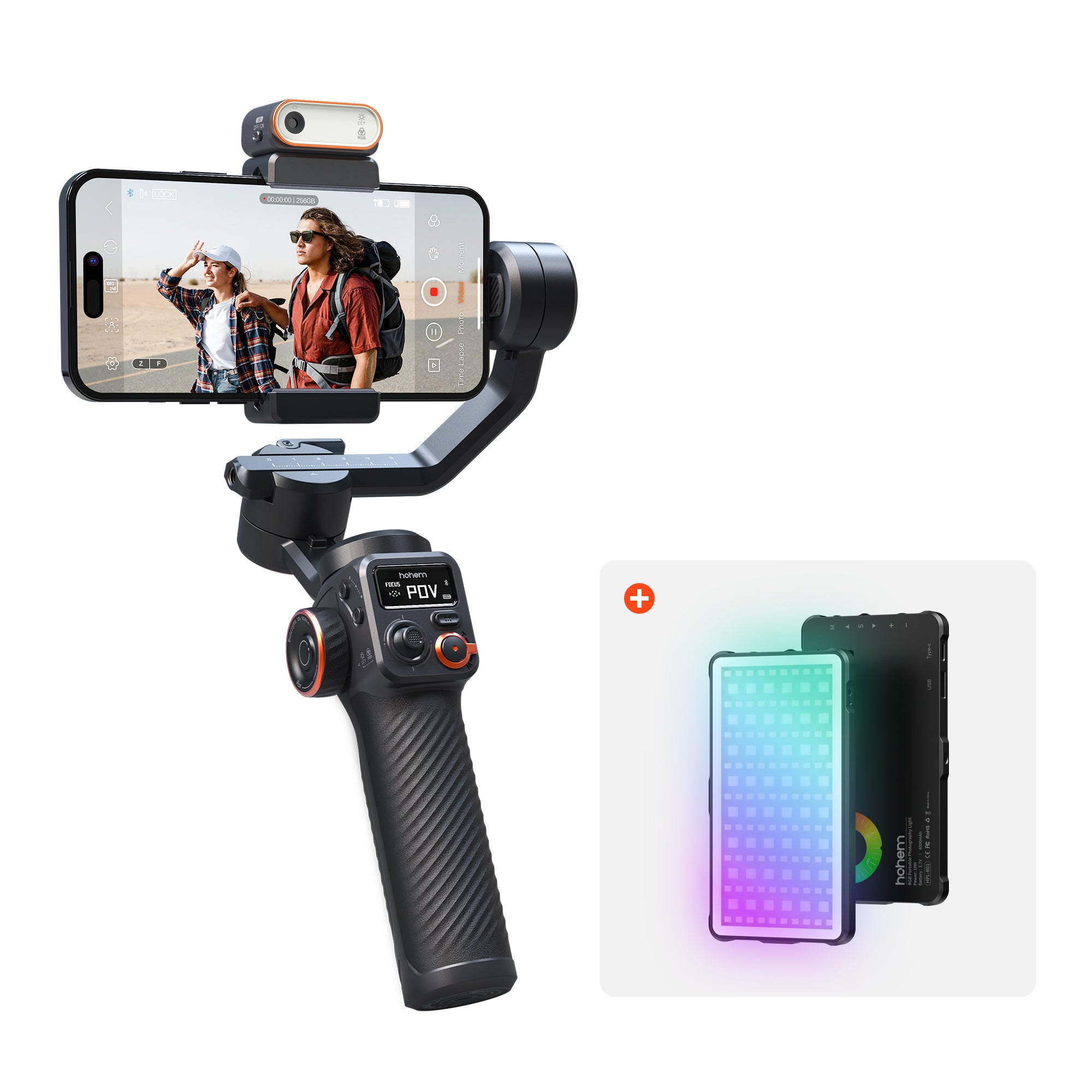 Hohem M6 Kit with HPL-R01 RGB Lighting