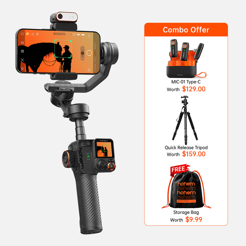 Hohem iSteady M7 | Perfect for Large and Heavy Phones