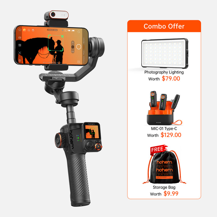 Hohem iSteady M7 | Perfect for Large and Heavy Phones