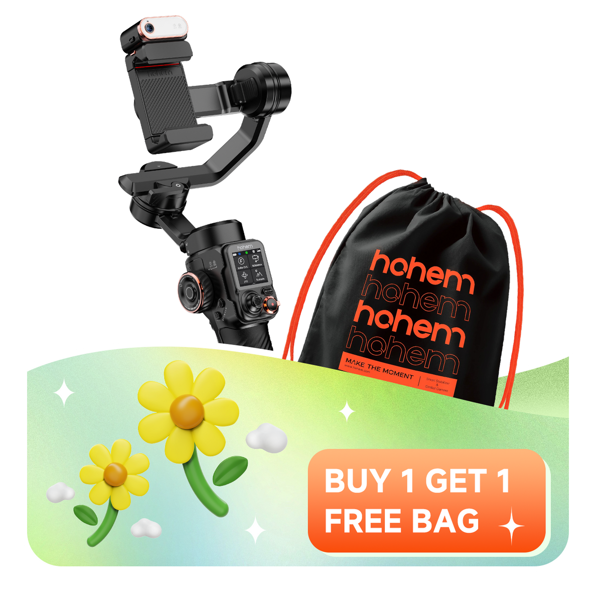 Hohem iSteady M7 | Perfect for Large and Heavy Phones