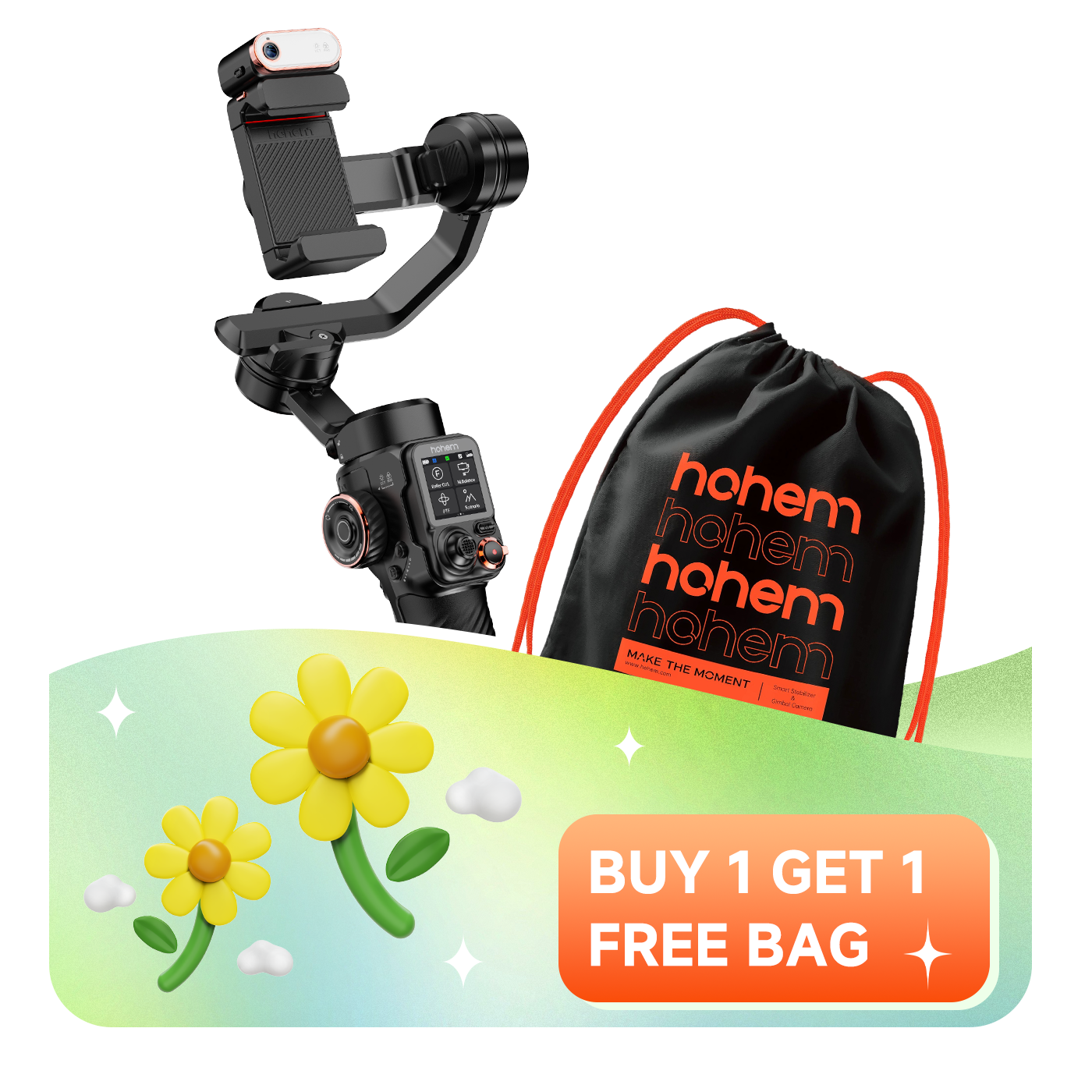 Hohem iSteady M7 | Perfect for Large and Heavy Phones