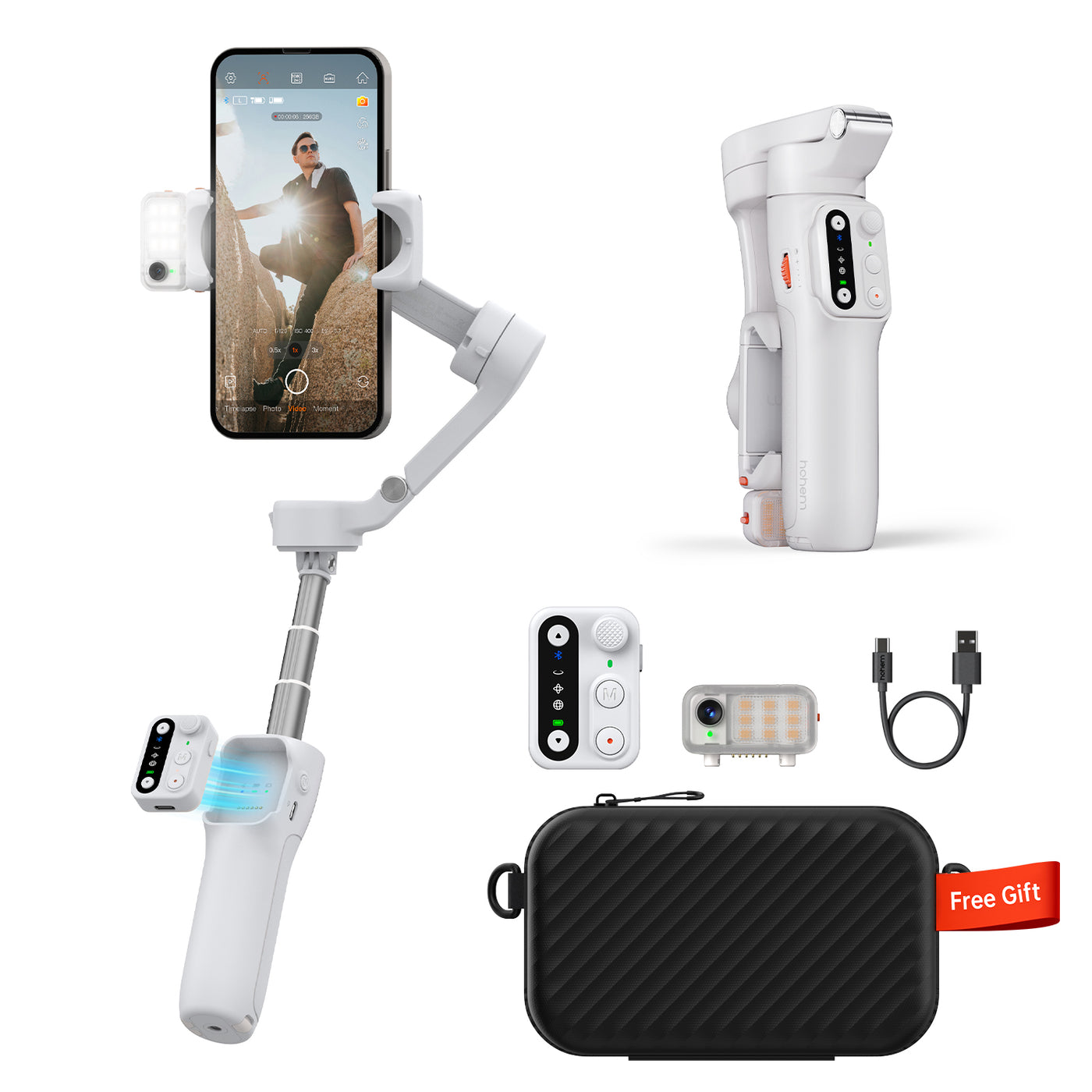 Hohem iSteady V3 Foldable Gimbal Phone Stabilizer