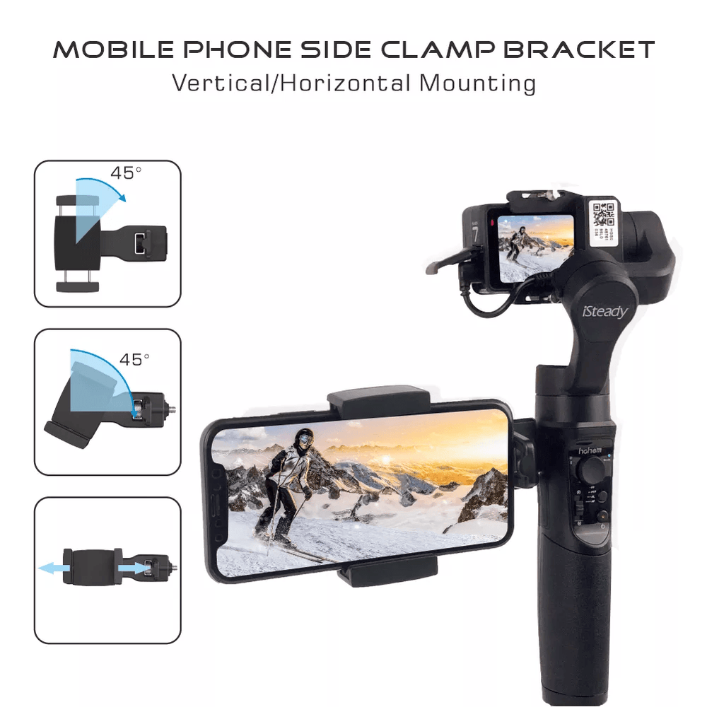 Smartphone Holder with 1/4 Standard Screw for iSteady Pro 4/3/2 MULTI ...